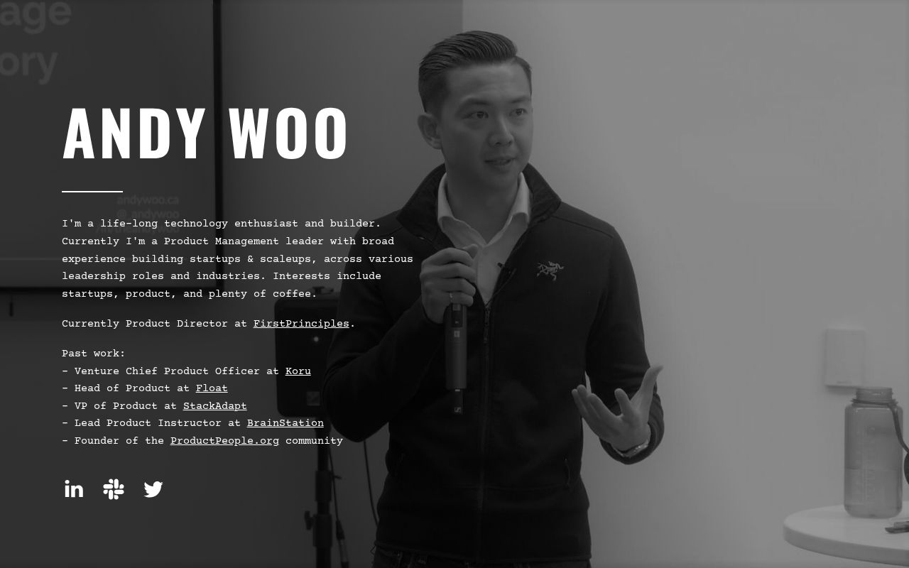 Andy Woo - Homepage